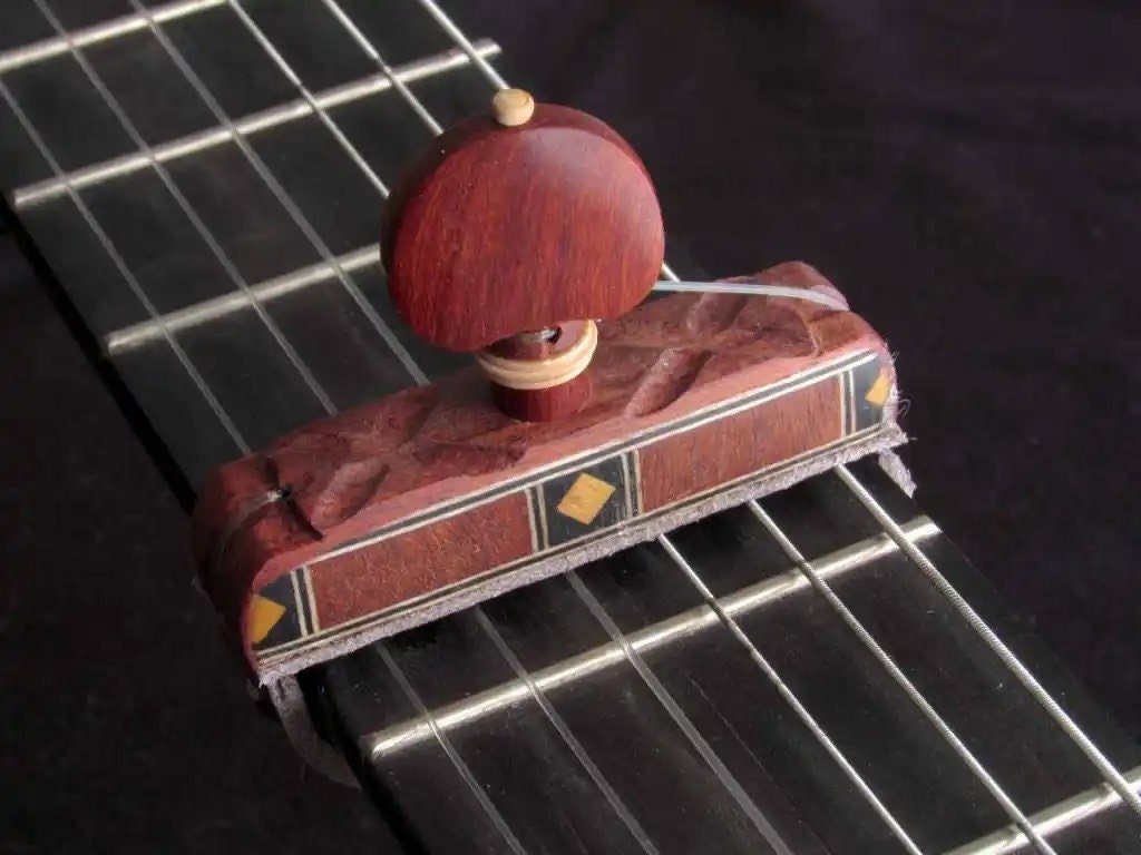 Madagascar Wood Capo/ Flamenco Capo With Inlays - Etsy