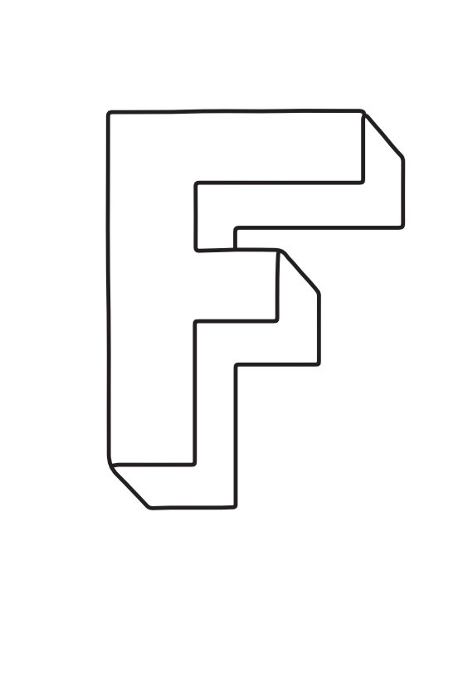 Digital Download ABC Letter Outlines Alphabet Coloring. Design Your Own ...