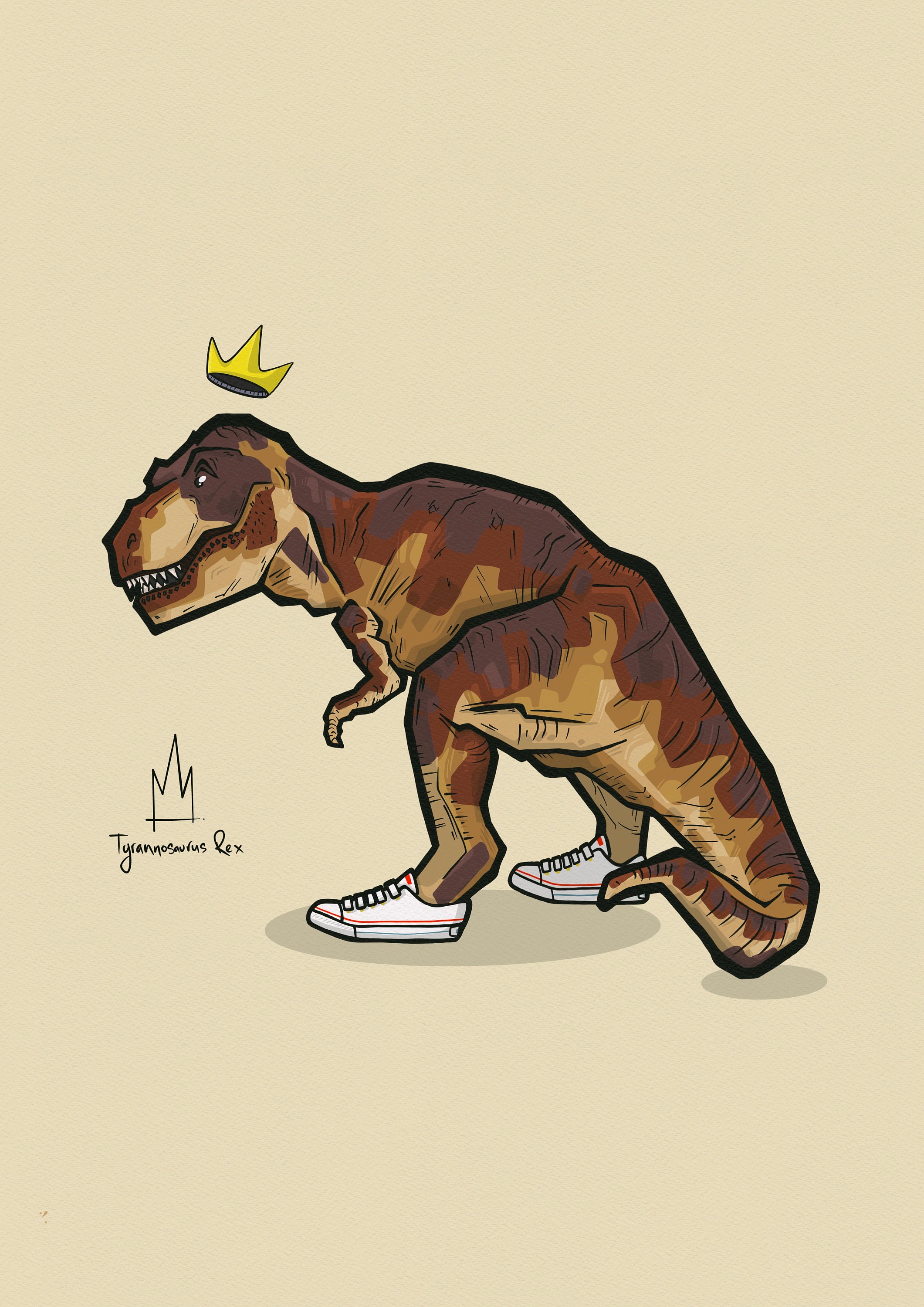 The Tyrannosaurus Rex Print - Etsy