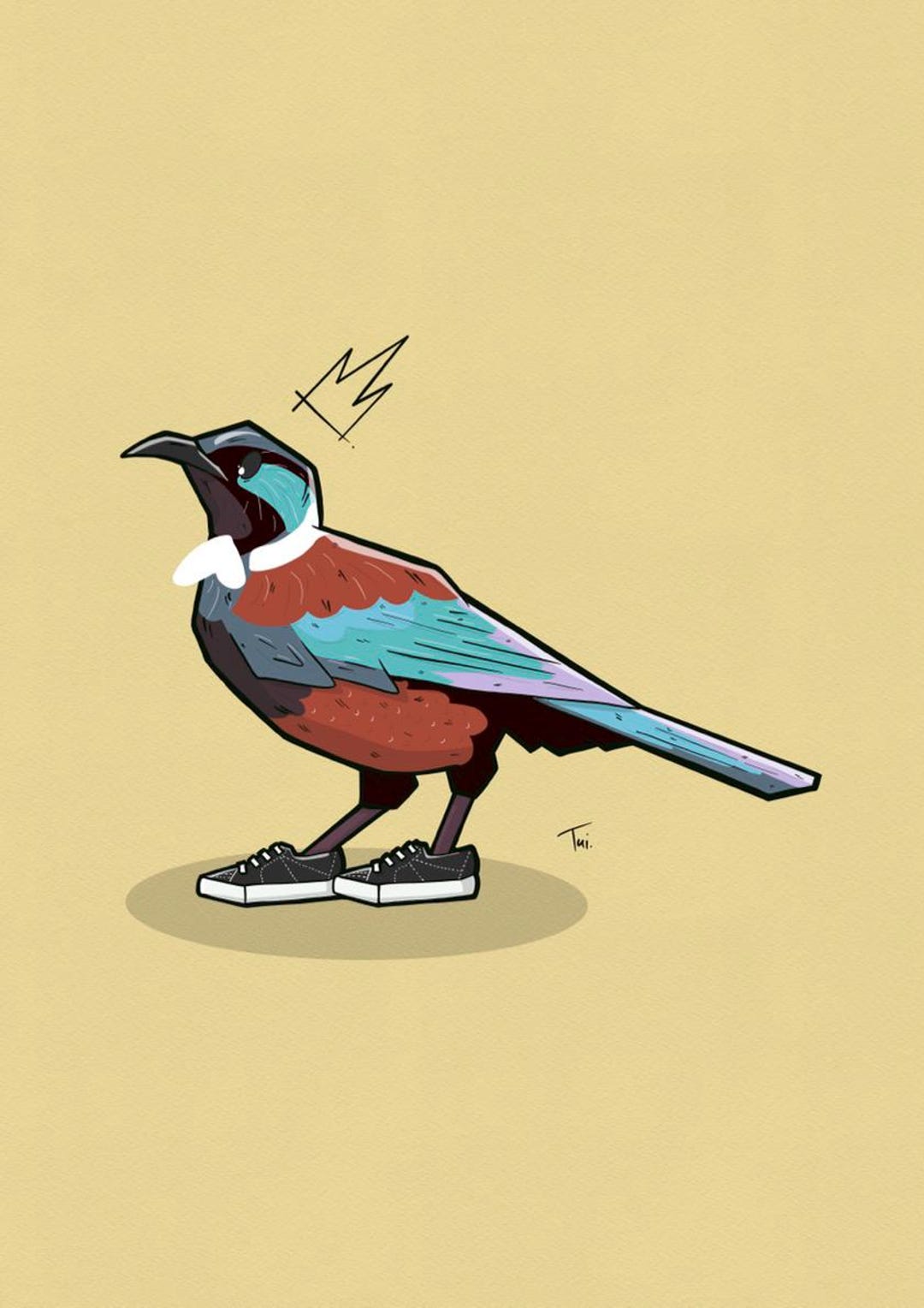 The Tui Bird - Digital Download Print - Etsy