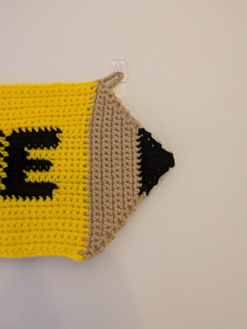 Welcome Pencil Banner Crochet Pattern - Etsy