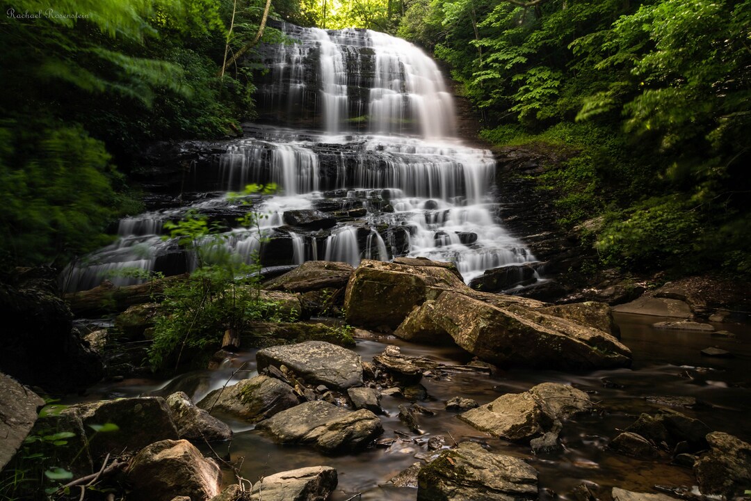 Waterfall Print / Fall Waterfall Photo / Nature Art / Water Photography ...