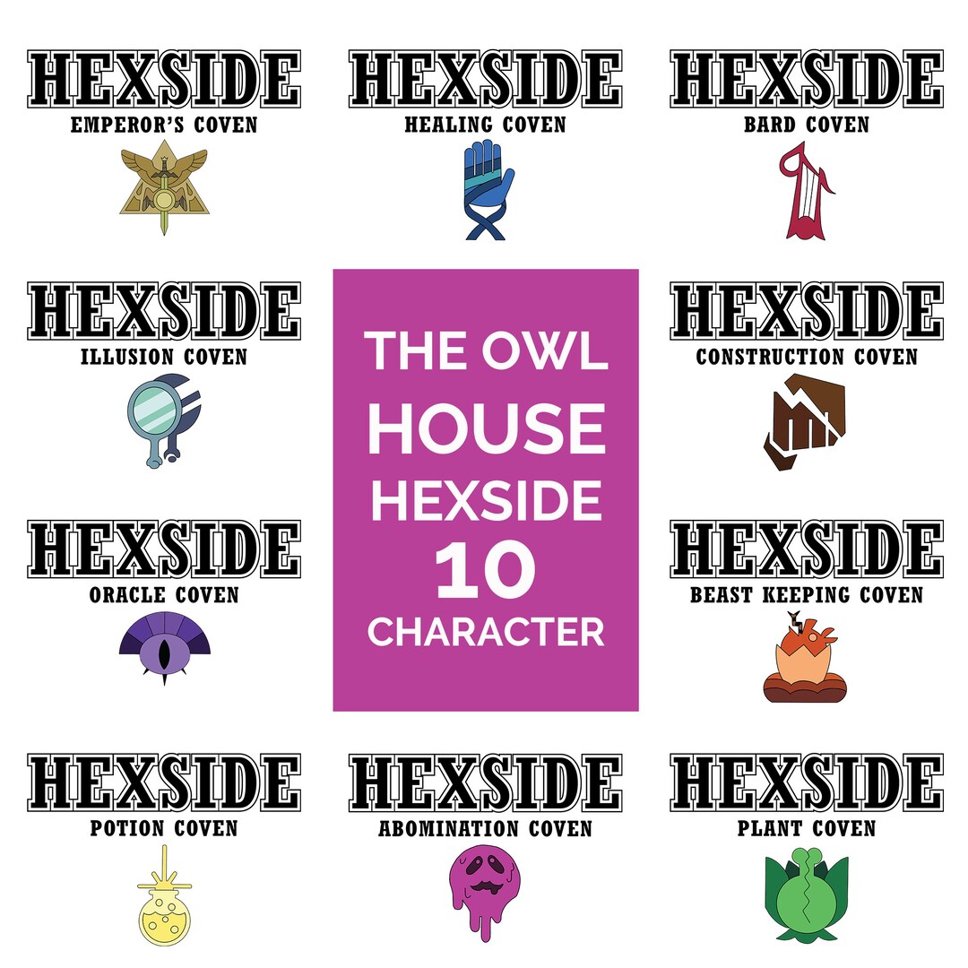 The Owl House Covenhexside Schoolall Character Png Filethe - Etsy