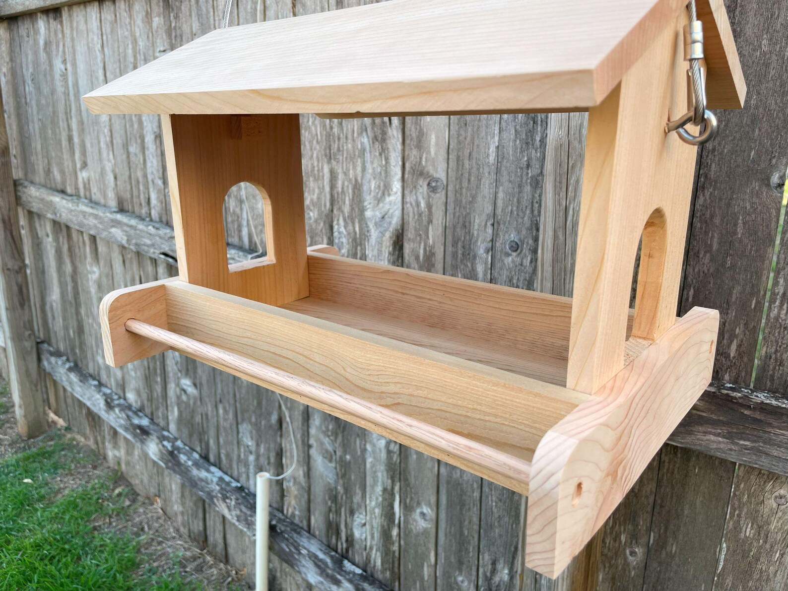 Large, Handmade Fly Through Feeder With High Capacity Seed Tray - Etsy