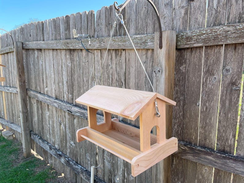 Large, Handmade Fly Through Feeder With High Capacity Seed Tray - Etsy