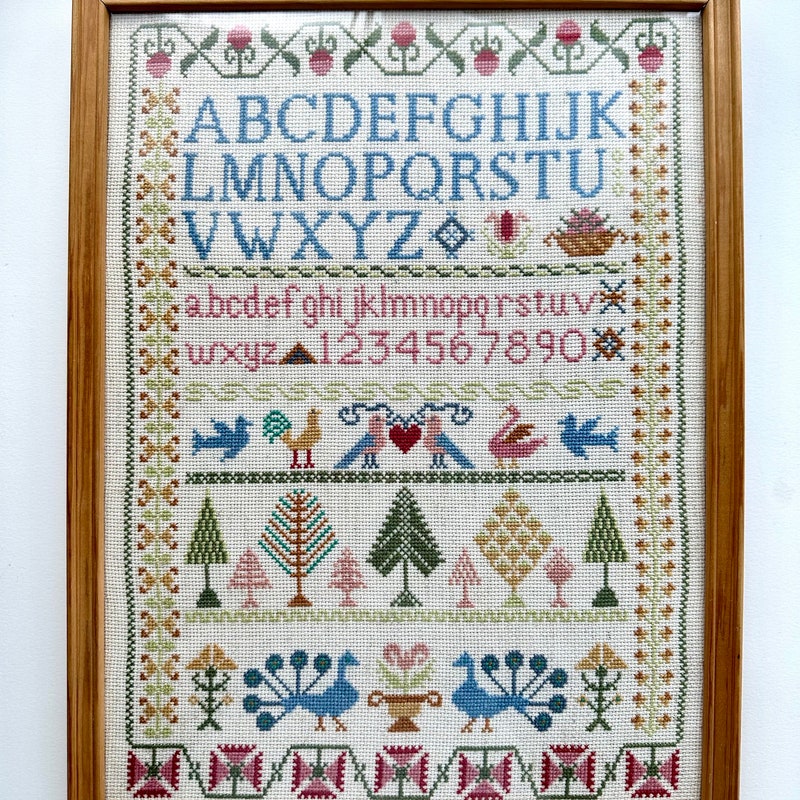 Cross Stitch Sampler - Etsy