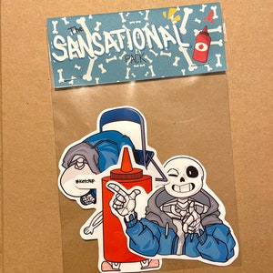 Sans-sational Sticker Pack // Undertale Sticker Pack, Sans Sticker ...
