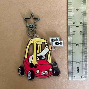 Goose Road Rage Keychain // Meme Goose Keychain, Goose Keyring, Goose ...