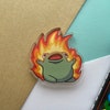 Arson Frog Sticker // Frog Meme Stickers, Frog Sticker for Luggage ...