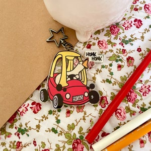 Goose Road Rage Keychain // Meme Goose Keychain, Goose Keyring, Goose ...