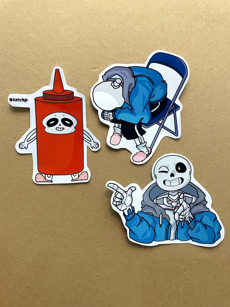 Sans-sational Sticker Pack // Undertale Sticker Pack Sans - Etsy