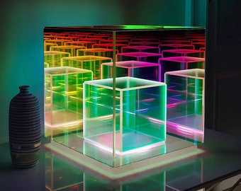 Infinity Cube Light - Etsy