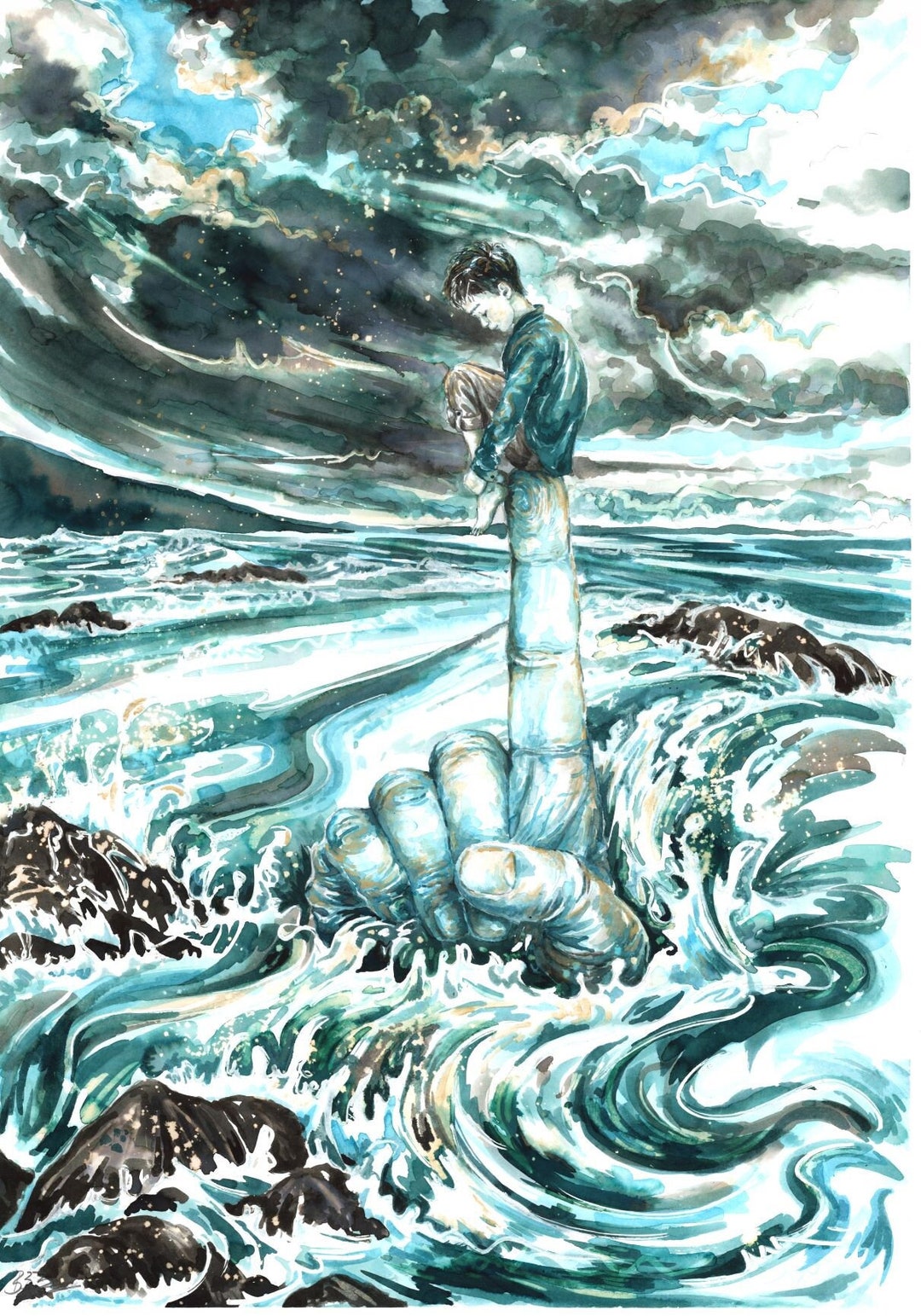 Trust Without Borders, Hand-signed Print - Etsy