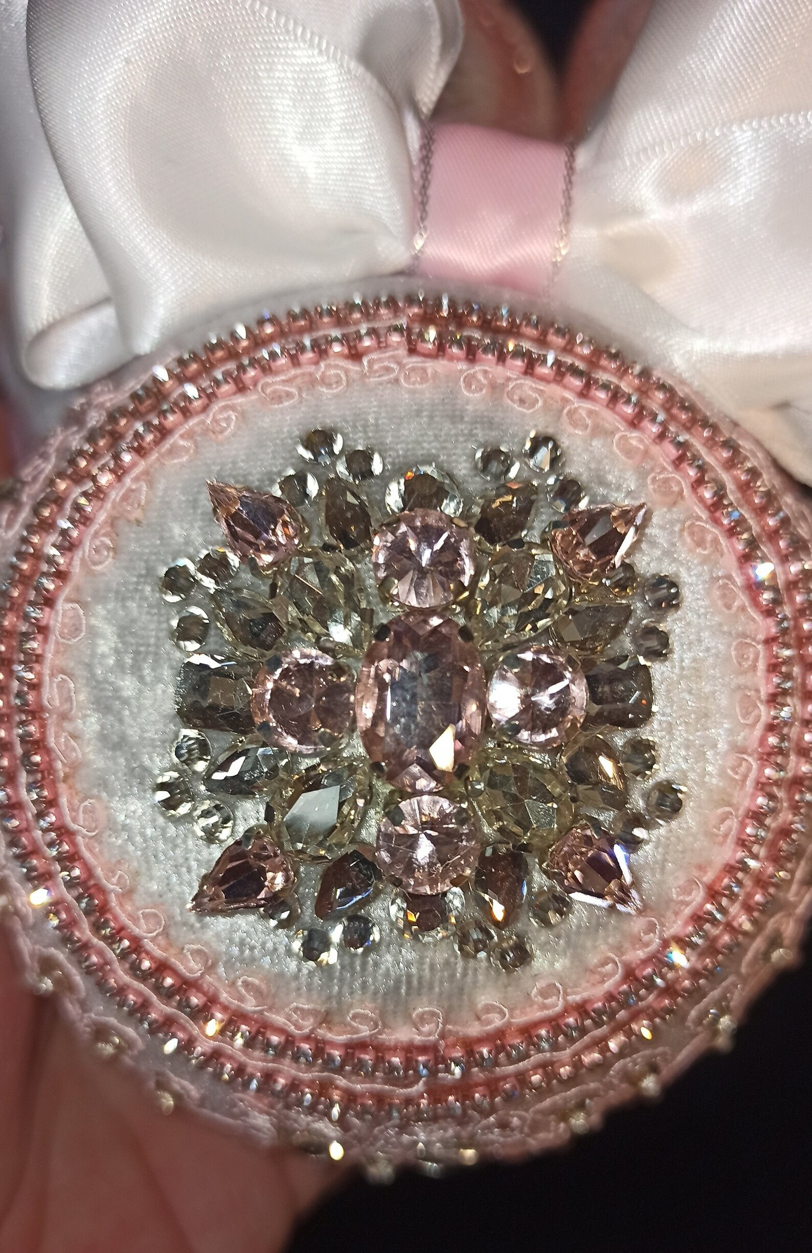 LUXURY CHRISTMAS VELVET Balls, 6 Handmade Baubles, Tree Decor Set, Xmas ...