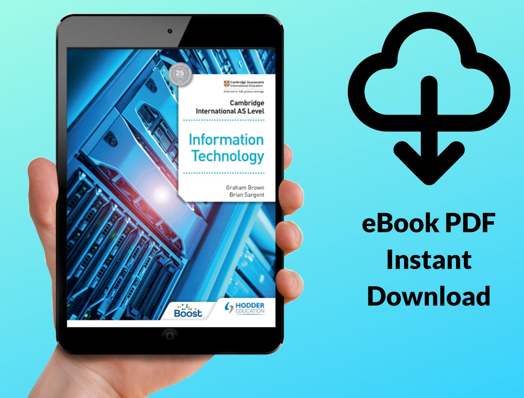 TEXTBOOK PDF Cambridge International AS Level Information Technology ...