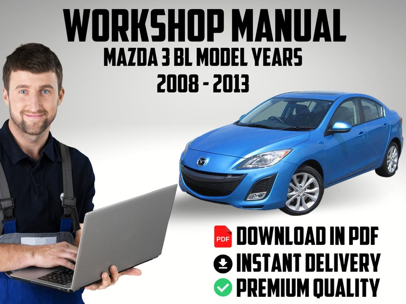 Official Factory Workshop Service Repair Car Fix Manual Mazda - Etsy