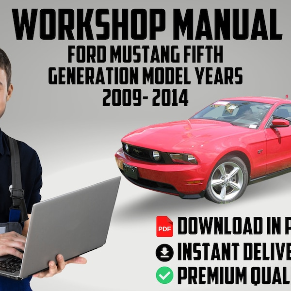 Ford Mustang Service Manual - Etsy