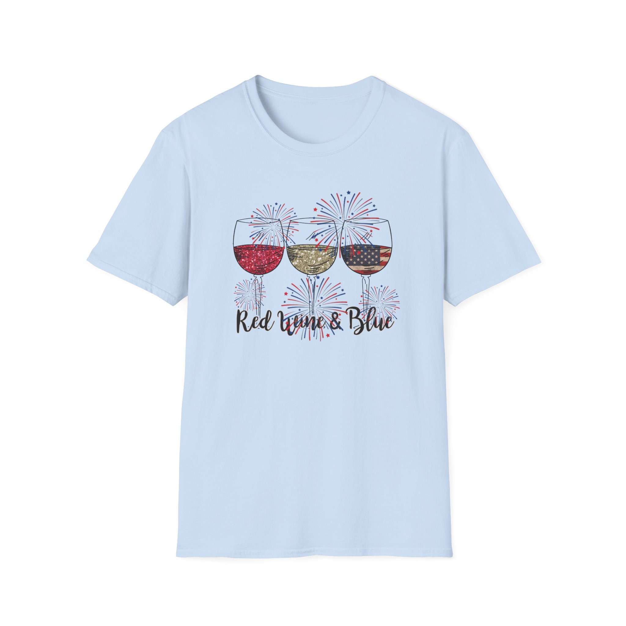 Fireworks Red Wine And Blue Shirt 4th Of July T Patriotic Shirt