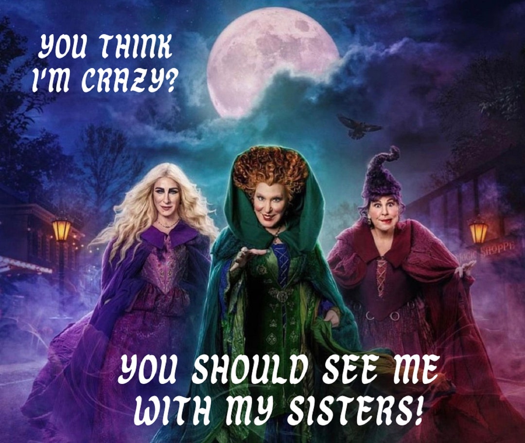 Sanderson Sisters Wall Art Print Hocus Pocus Halloween Gift - Etsy