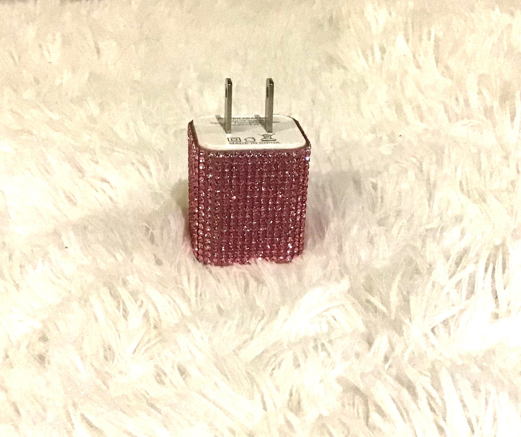 Blinged Charging Block, Personalized Charging Block, Bling USB Charger ...