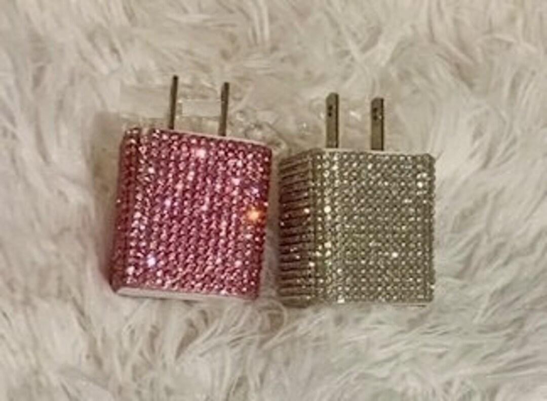 Blinged Charging Block, Personalized Charging Block, Bling USB Charger ...