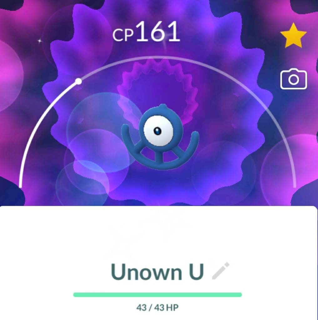 Shiny Unown Pokemon