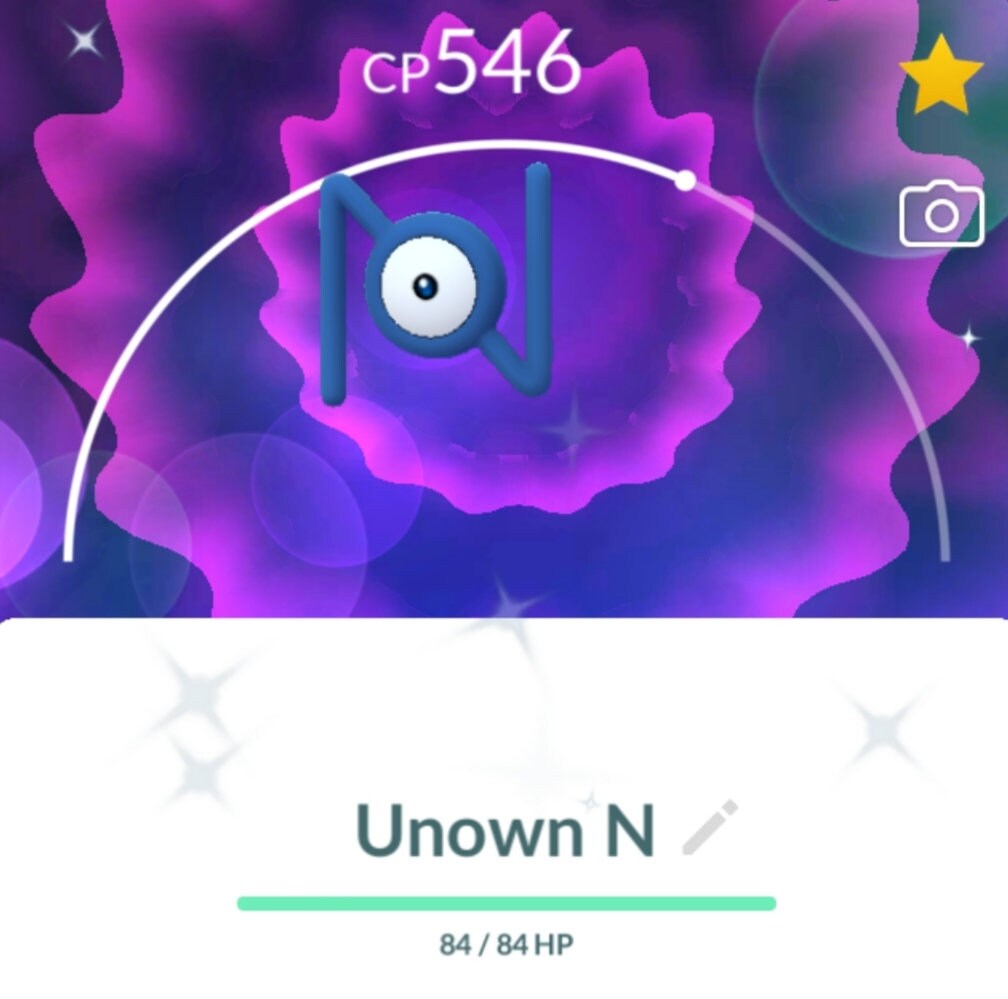 Shiny Unown Pokemon
