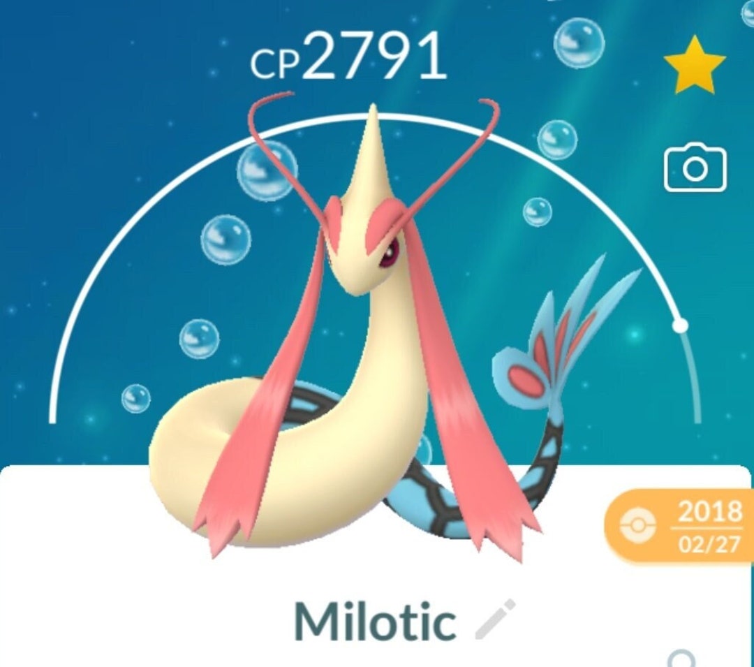 Milotic Hard to Evolve Walk 20 Km With Your Buddy to Evolve - Etsy