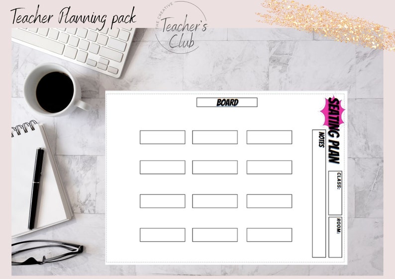 Seating Plan Template - Etsy