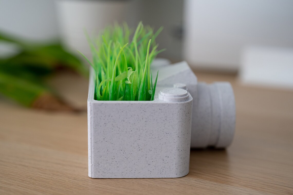 Camera Planter, Camera Flower Pot, Planter, Home Decor - Etsy