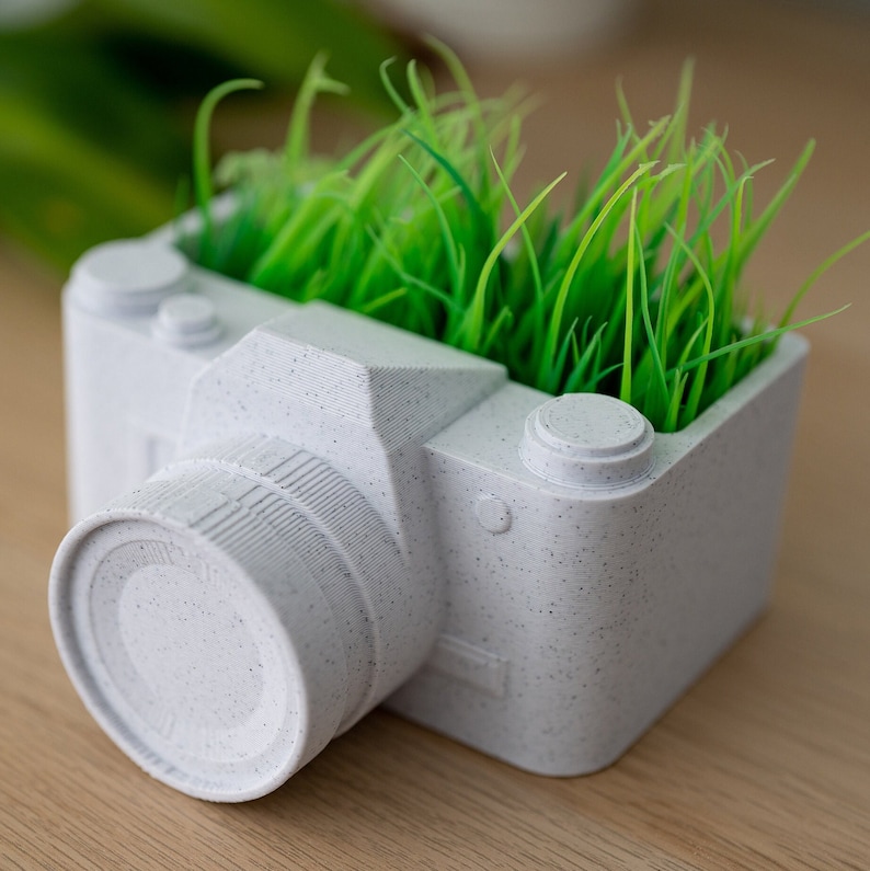 Camera Planter, Camera Flower Pot, Planter, Home Decor - Etsy