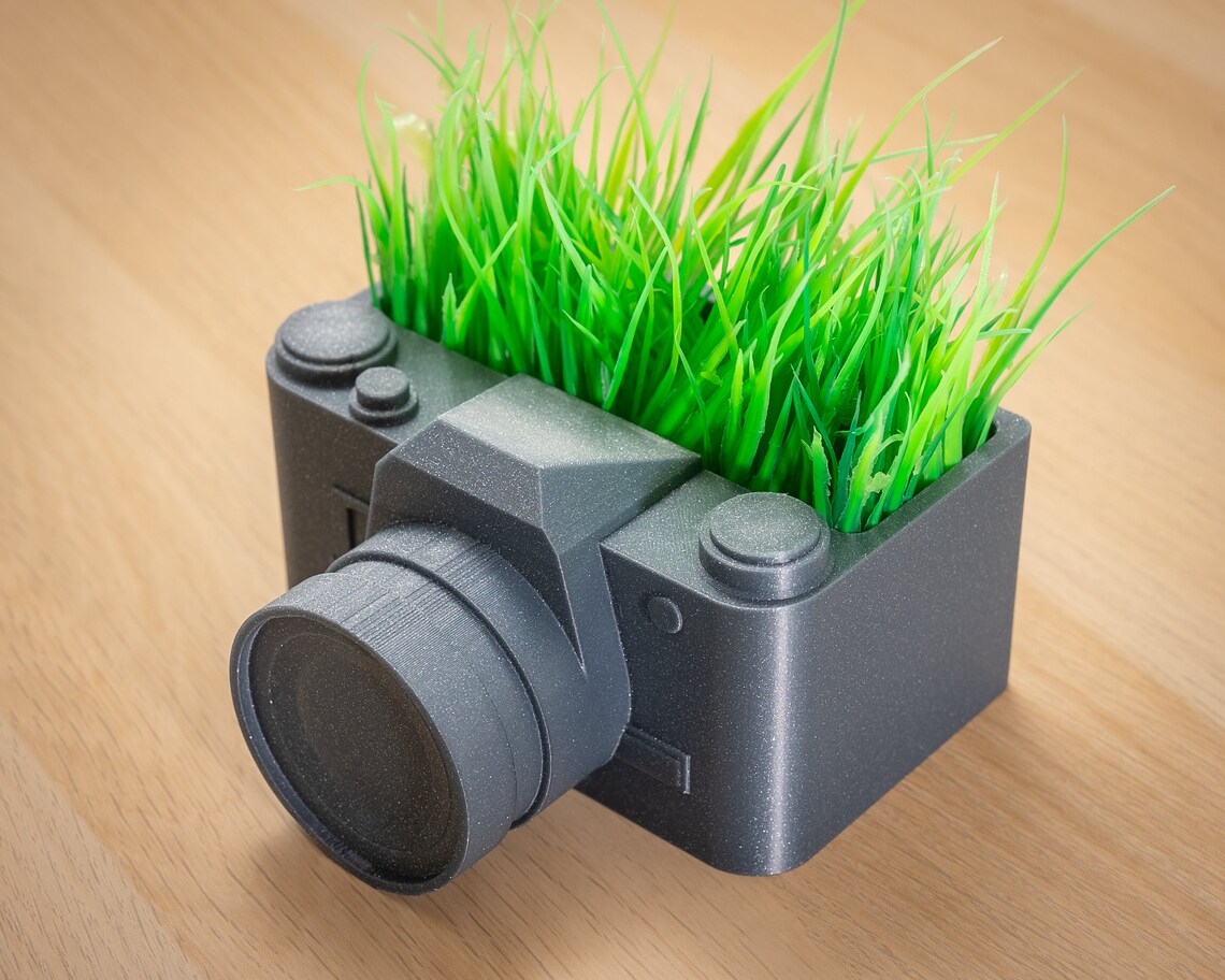 Camera Planter, Camera Flower Pot, Planter, Home Decor - Etsy