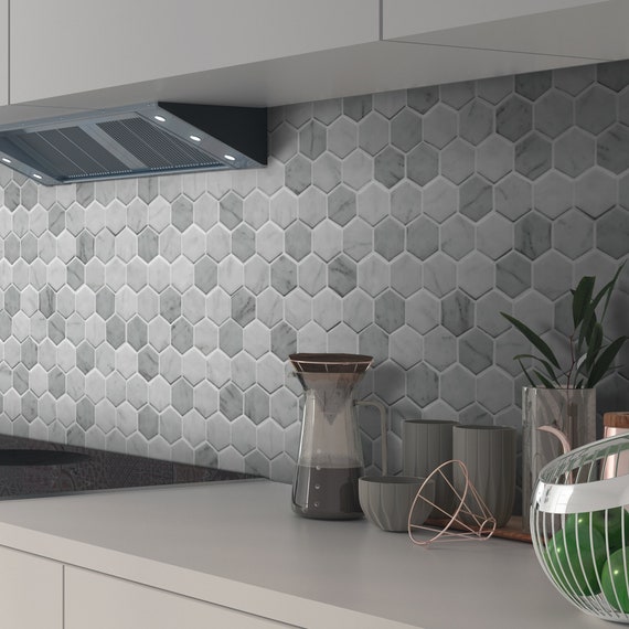 Azulejo De Piso De Mosaico Hexagonal Suministros De Azulejos De