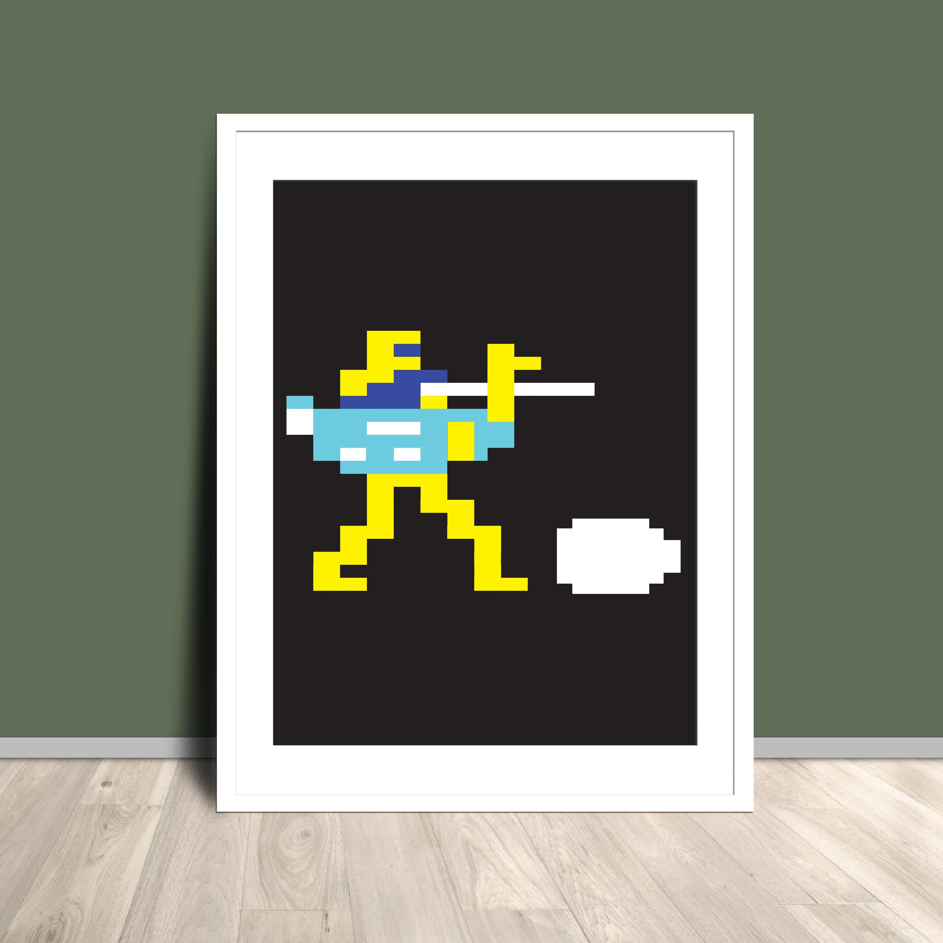 Joust Classic Arcade Game Art Collection Retro 8-bit Vintage - Etsy