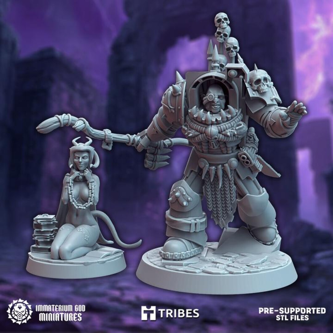 Primal Chaos Sorcerer Lord Immaterium God | Terminator Proxy Grimdark ...