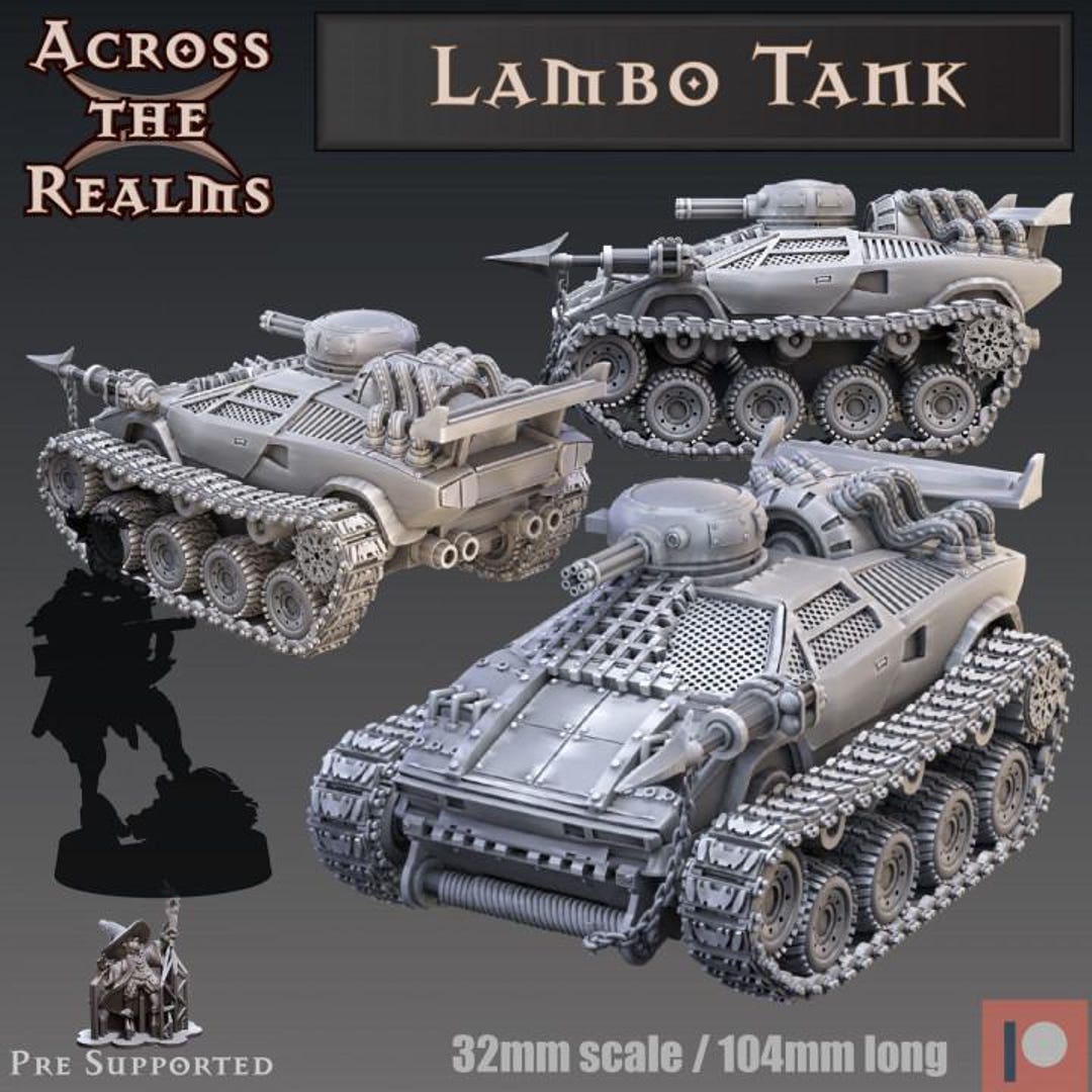 Lambo Tank | Across the Realms | Sci Fi APC Vehicle Proxy | Rhino ...