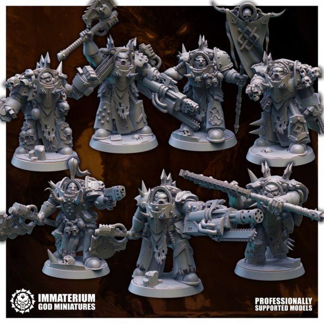 Hellflayer Terminators by Immaterium God | Chaos Terminator Proxy ...