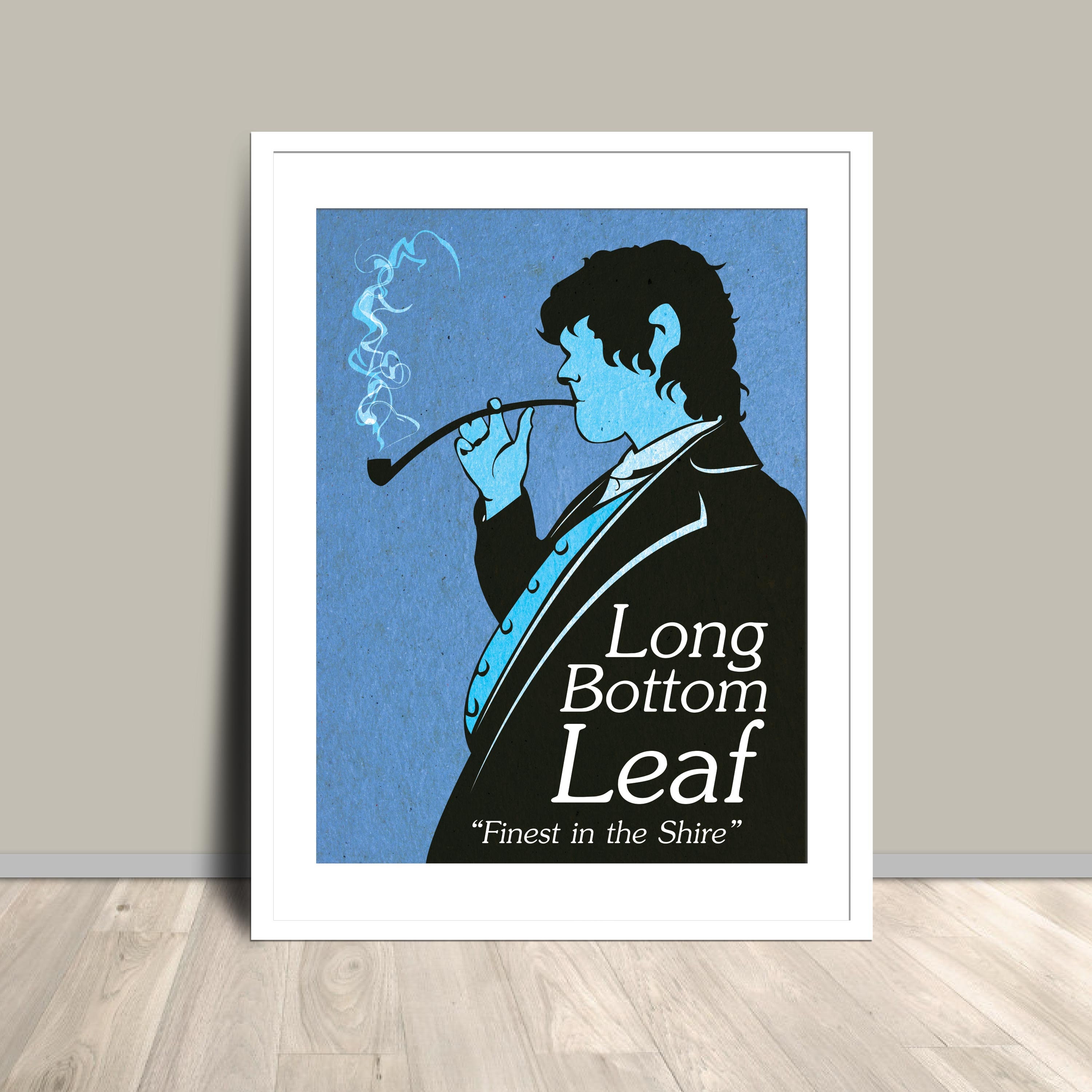 Lord of the Rings Longbottom Leaf Ad Poster, Vintage Style Pipe-weed ...