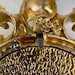 Antique Ornate Oval Rococo Cast Iron in Victorian Gold Gilt Heavy Wall ...