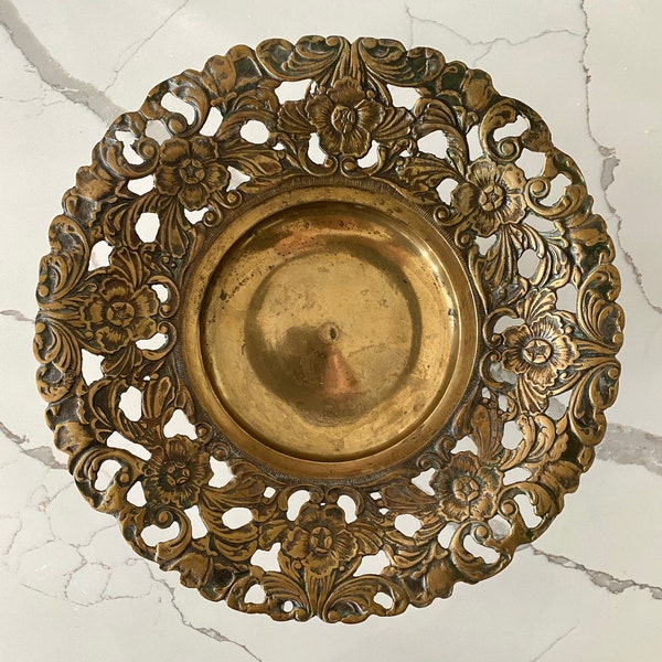 Brass Centerpiece - Etsy