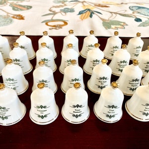 Danbury Mint State Flowers Miniature State Bells Walk 50 States ...