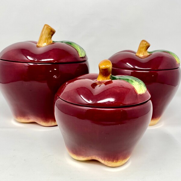 Apple Canisters - Etsy