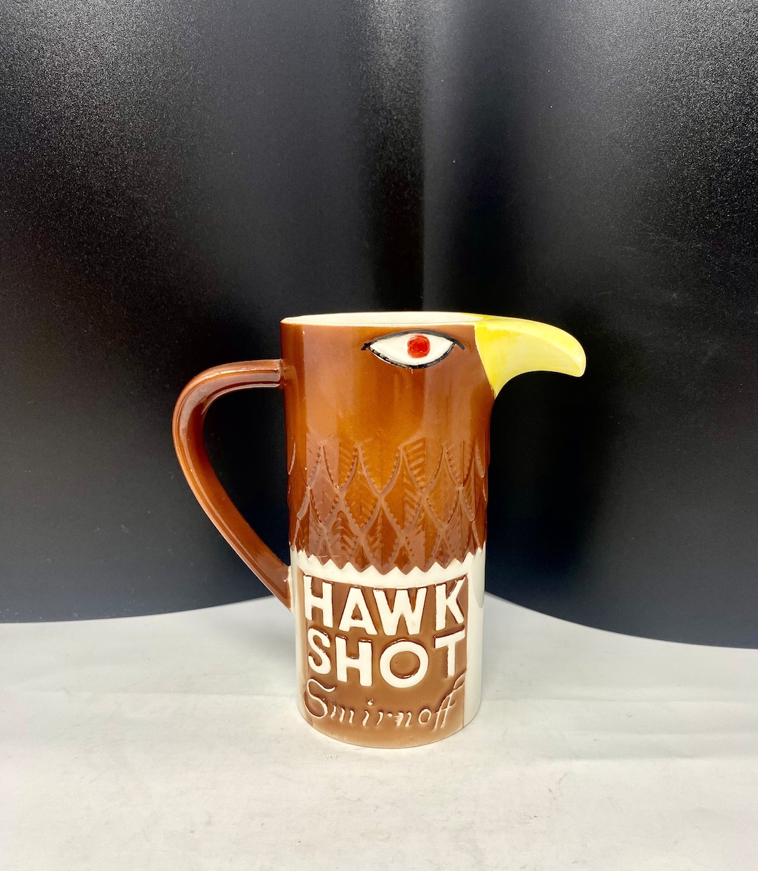 Vintage Smirnoff Vodka Hawk Shot Mug 1976 Advertising MCM - Etsy