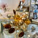 Jeweled Amber and Gold Clusters Napkin Rings Set of 6 Vintage Napkin ...