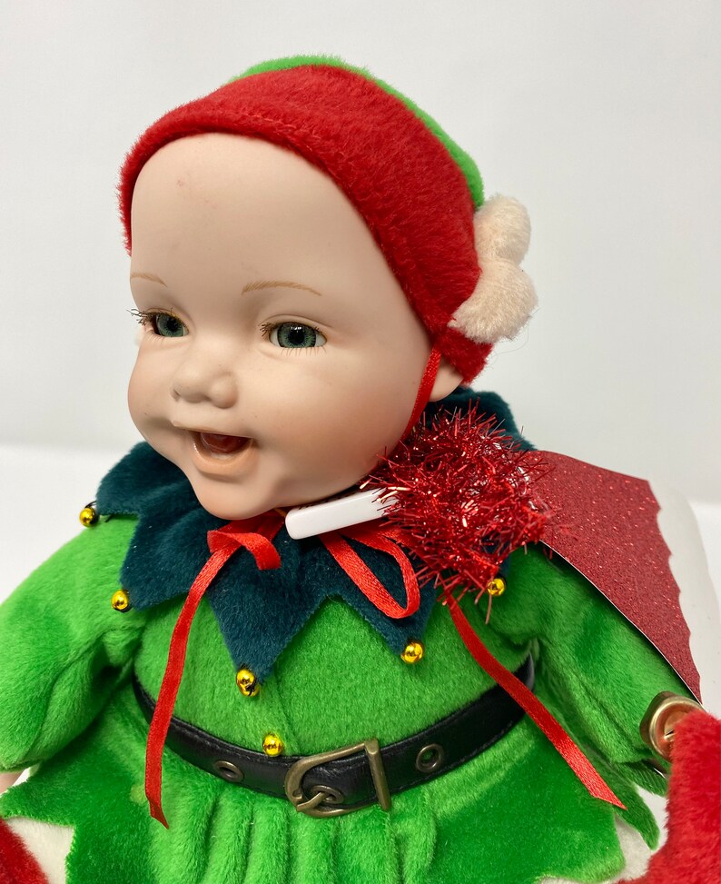 Geppeddo Cuddle Kids Jolly Johnathon Elf Baby Doll Porcelain - Etsy