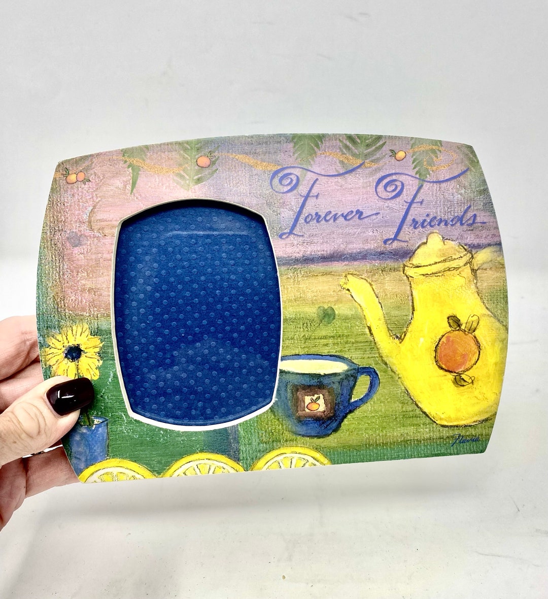 Forever Friends Photo Frame: Teapot Design, 3x4 Picture - Etsy