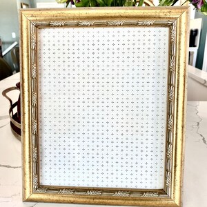 Wooden Gold Carved 8 X 10 Ornate Photo Frame Tabletop or Wall Mounted ...
