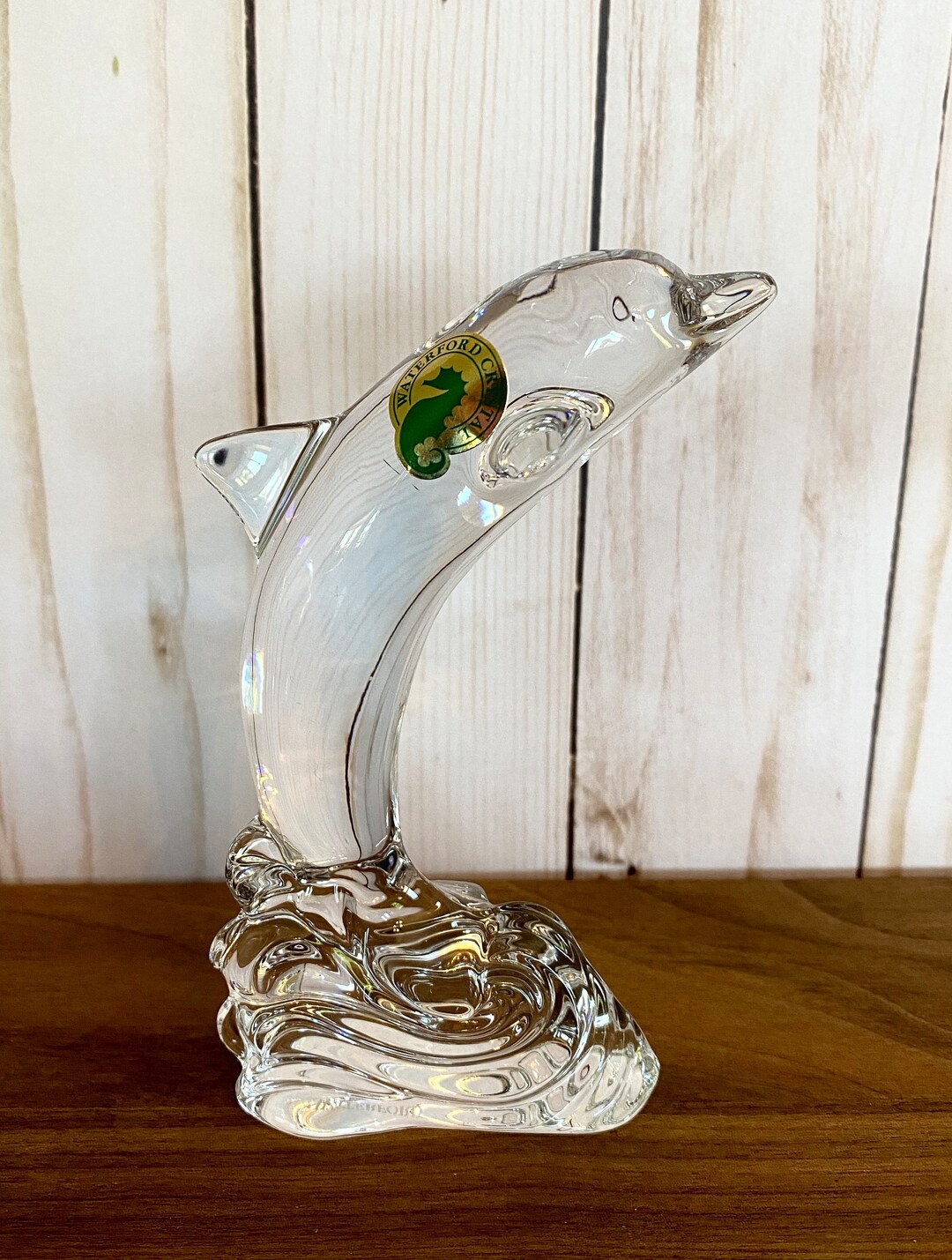 Waterford Crystal Leaping Dolphin 5.25 in Sculpture New in Box With ...