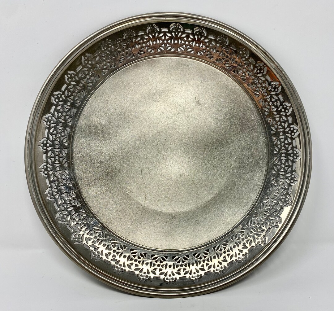 Vintage Manning Bowman Reticulated Plate Mid Century Modern Decor 10 - Etsy