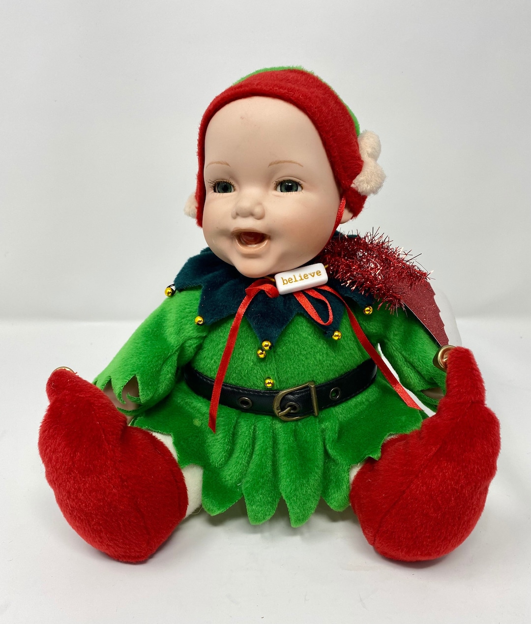Geppeddo Cuddle Kids Jolly Johnathon Elf Baby Doll Porcelain - Etsy
